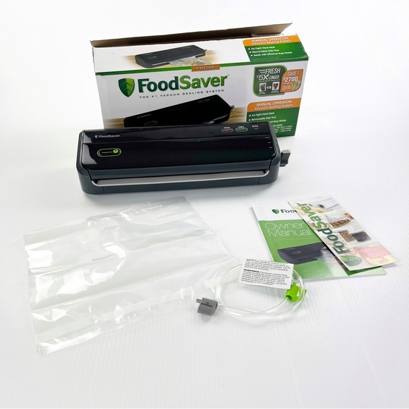 FoodSaver | Kitchen | Foodsaver Fm200 Food Black Vacuum Sealer Machine ...
